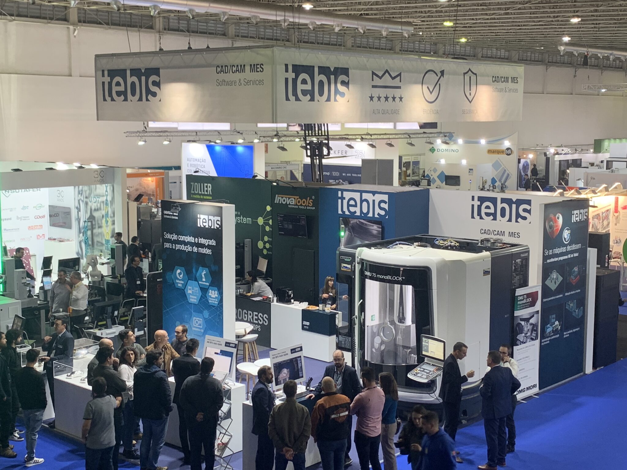 Tebis智能制造与合作伙伴联合亮相MOLDPLAS 2022 - Tebis智造-CAD/CAM和MES解决方案优化CNC制造过程